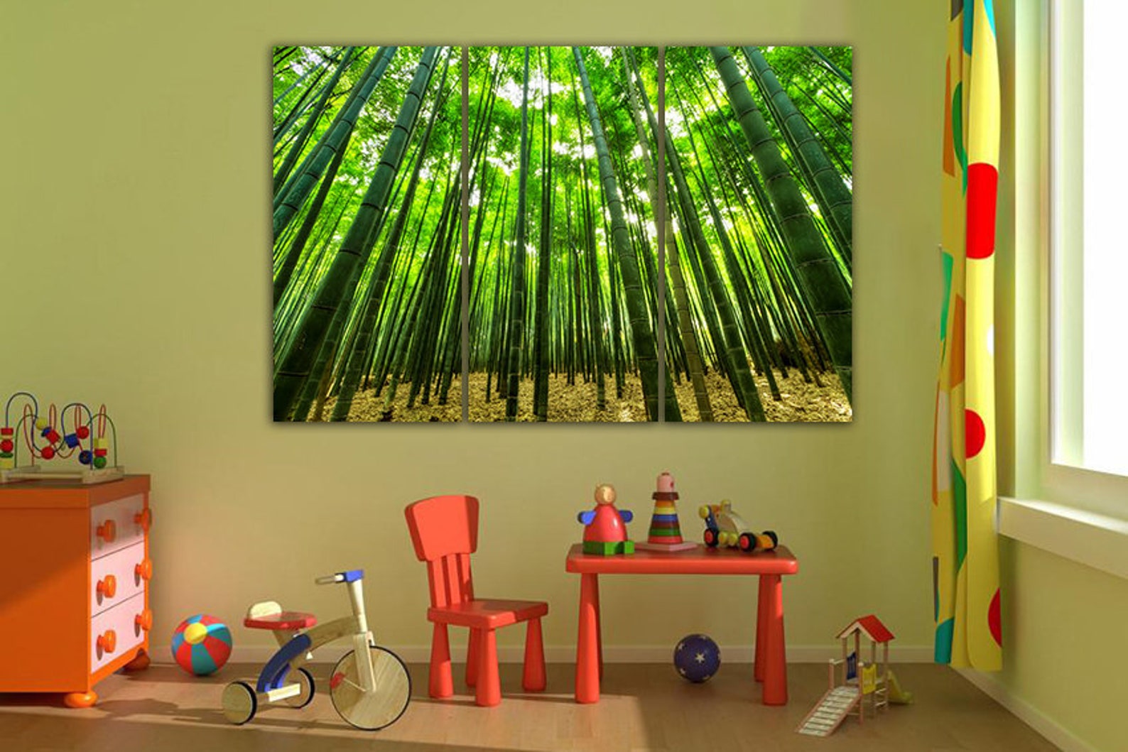 Bamboo Forest Bamboo Trees Bamboo Canvas Bamboo Print Trees in - Etsy