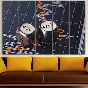 Trading Canvas Trading Print Stock Market Trading Wall Décor Stock ...