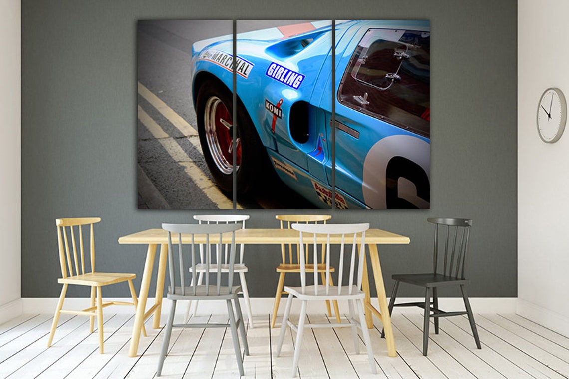 Panel wall art Car canvas Transport print Mechanism wall décor | Etsy