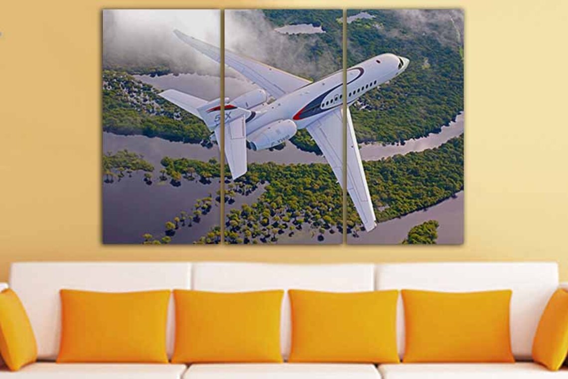 Large Canvas Art Airplane Plane Canvas Mechanism Decor - Etsy
