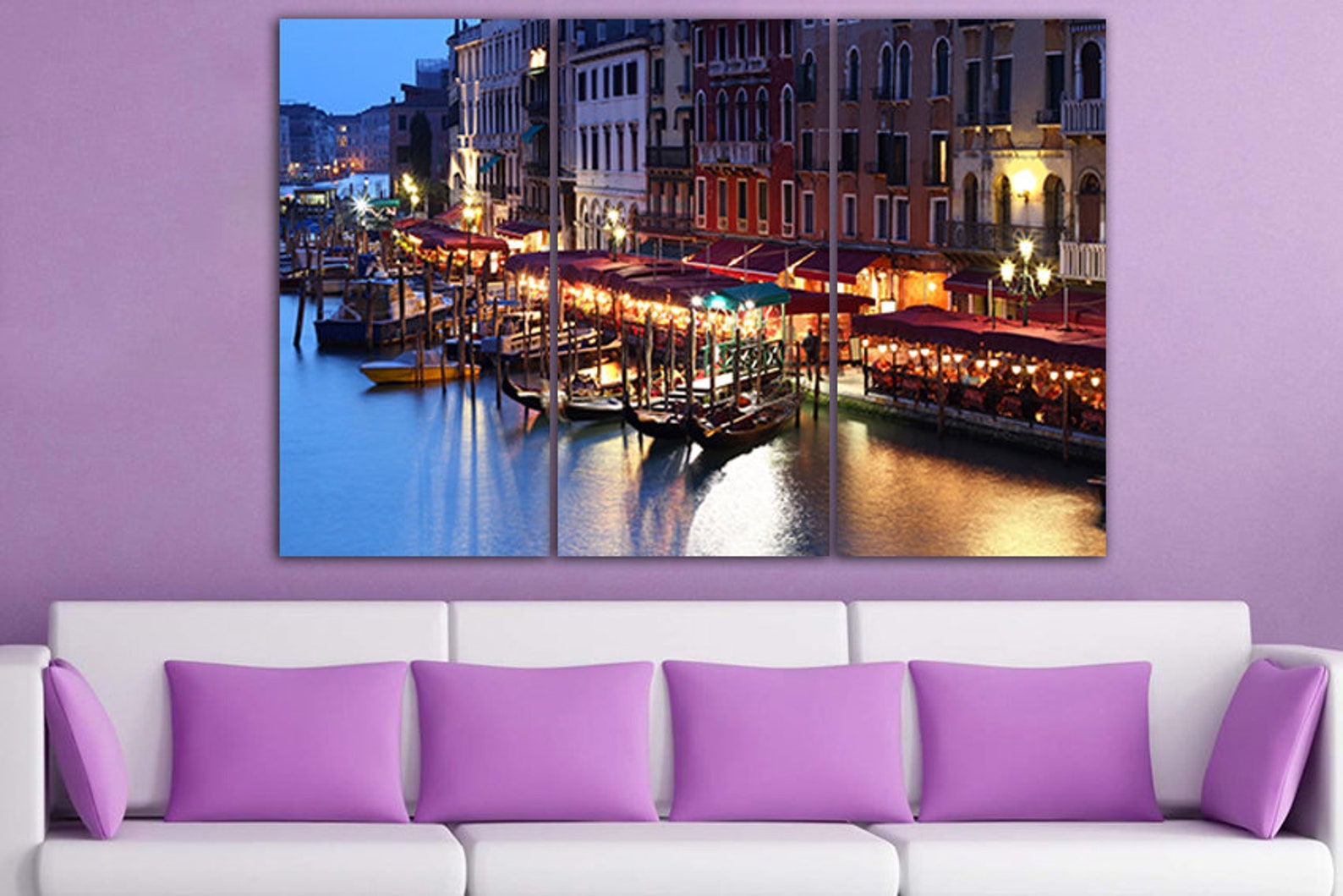 Wall Art Canvas Venice Décor Italy Print Venice Canvas City - Etsy