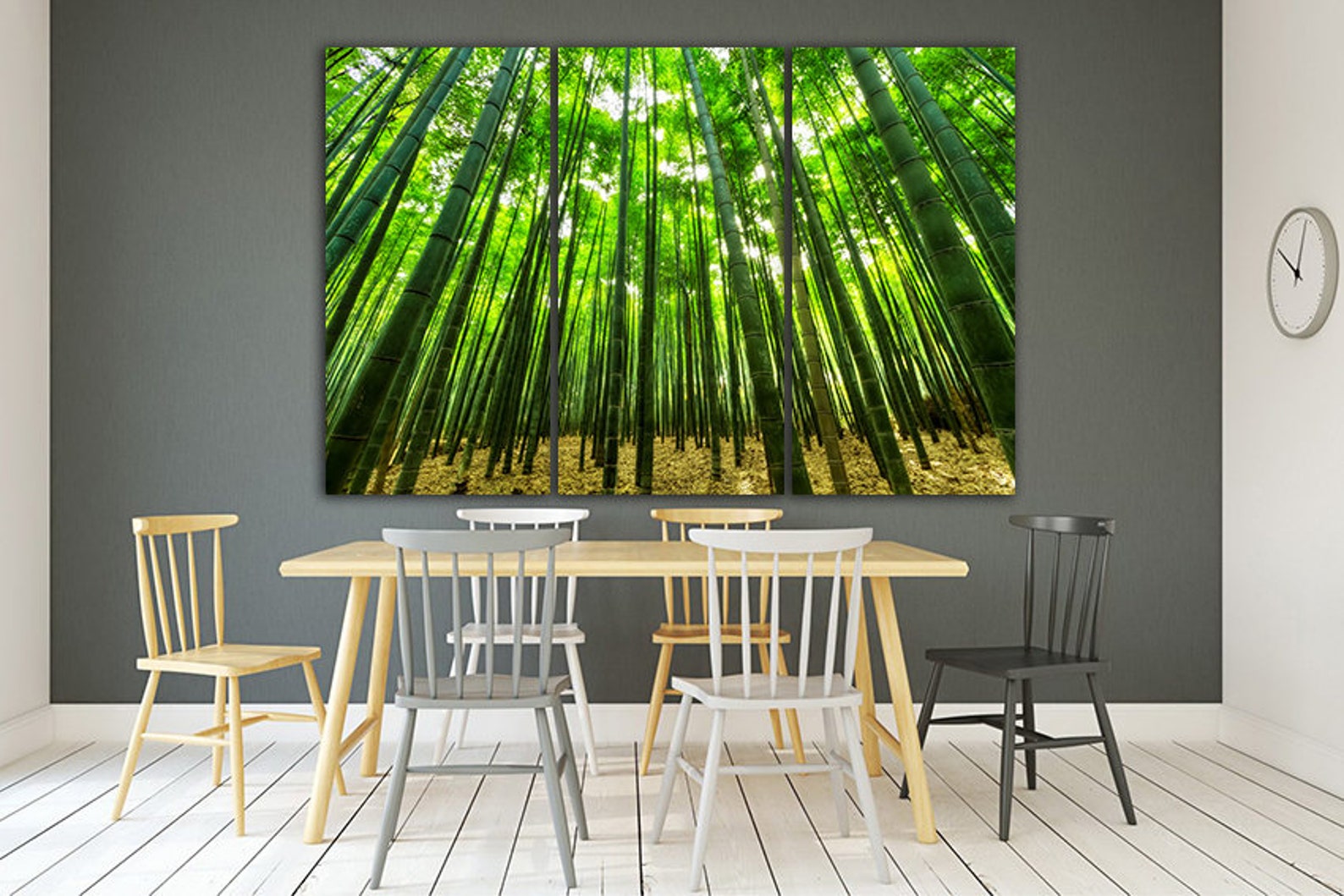 Bamboo Forest Bamboo Trees Bamboo Canvas Bamboo Print Trees in - Etsy