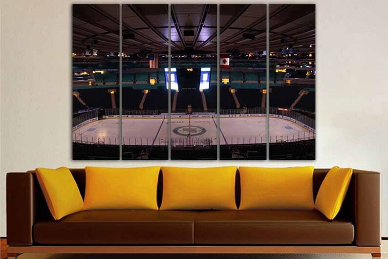 Ice Rink Panel Art Hockey Arena Hockey Canvas Rink Print Rink | Etsy