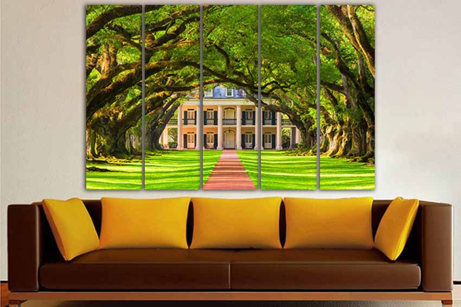 Oak Trees Canvas Oak Trees Print Oak Wall Art Oak Poster Oak | Etsy