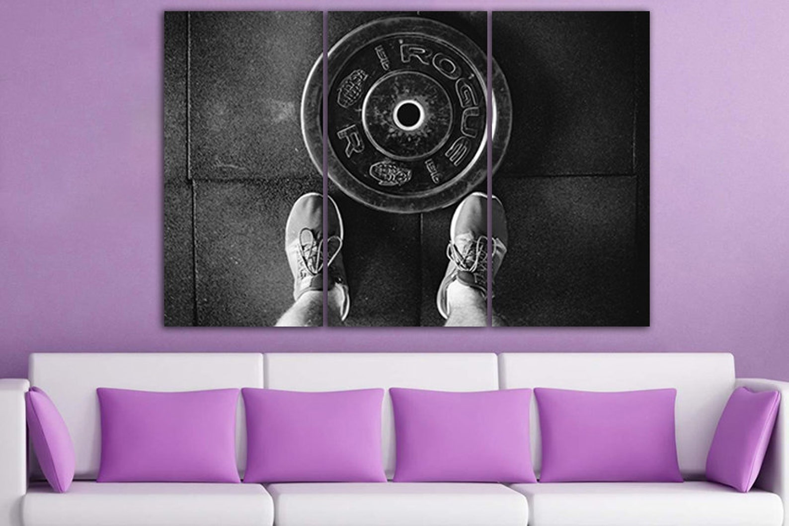 Bodybuilding Canvas Body Building Art Metal Lifting Muscles - Etsy