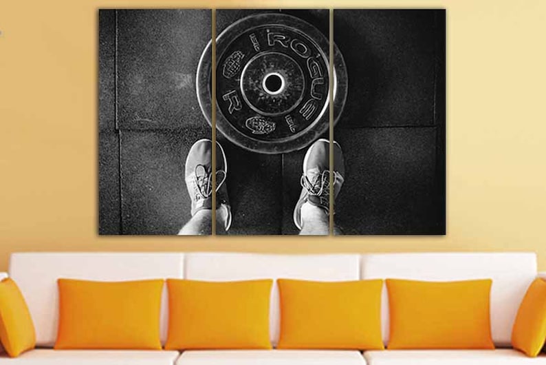 Bodybuilding Canvas Body Building Art Metal Lifting Muscles - Etsy