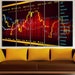 Trading Canvas Trading Print Stock Market Trading Wall Décor Stock ...