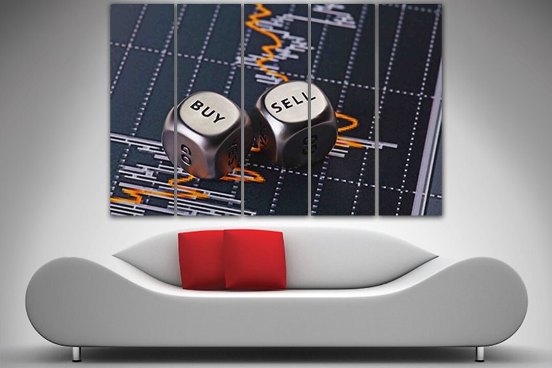 Trading Canvas Trading Print Stock Market Trading Wall Décor Stock ...
