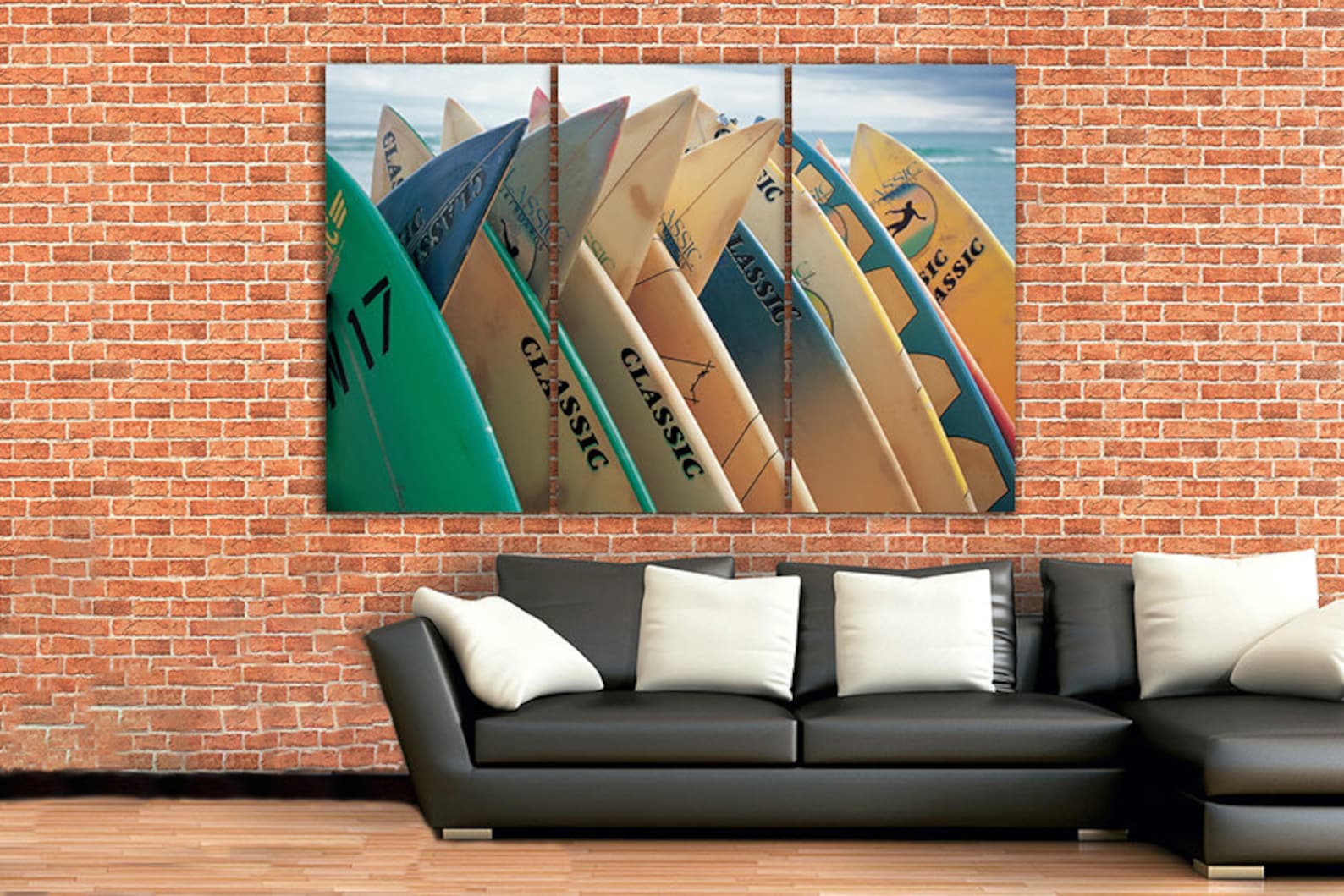 Surfboard Wall Art Canvas Surfing Decor Surfboard Wall Art - Etsy