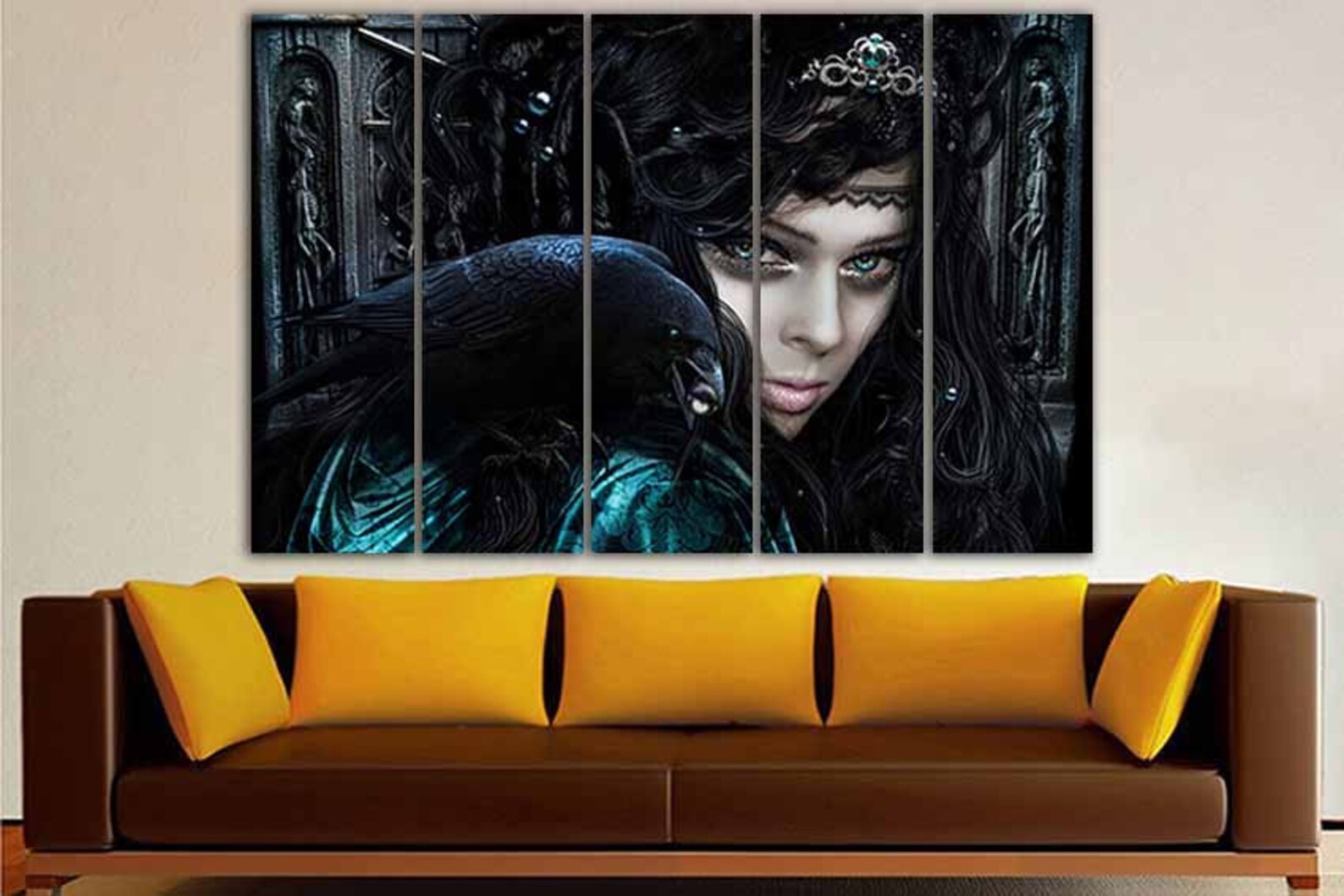 Vampire Print Vampire Canvas Gothic Vampire Gothic Art Print | Etsy
