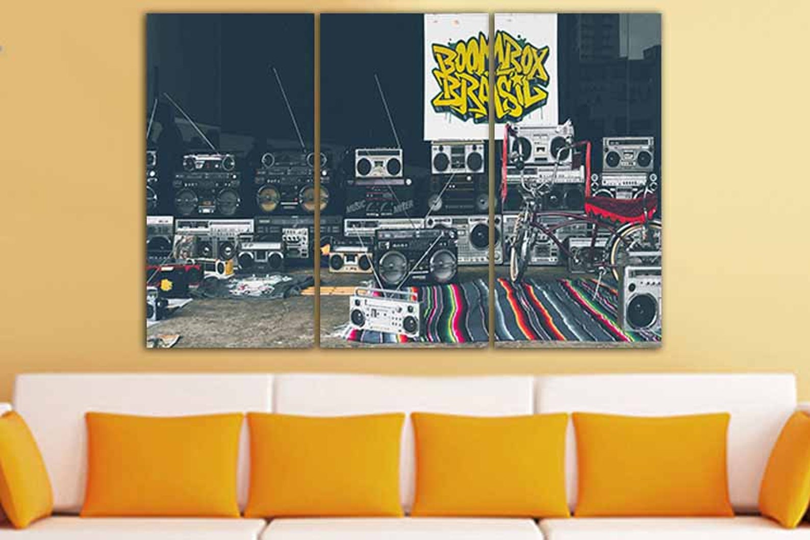 Boombox Canvas Radio Art Boombox Décor Music Canvas Boombox - Etsy