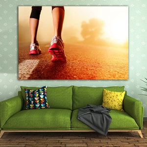 Running Canvas Set Sports Running Sports Decor Room Running Decor ...