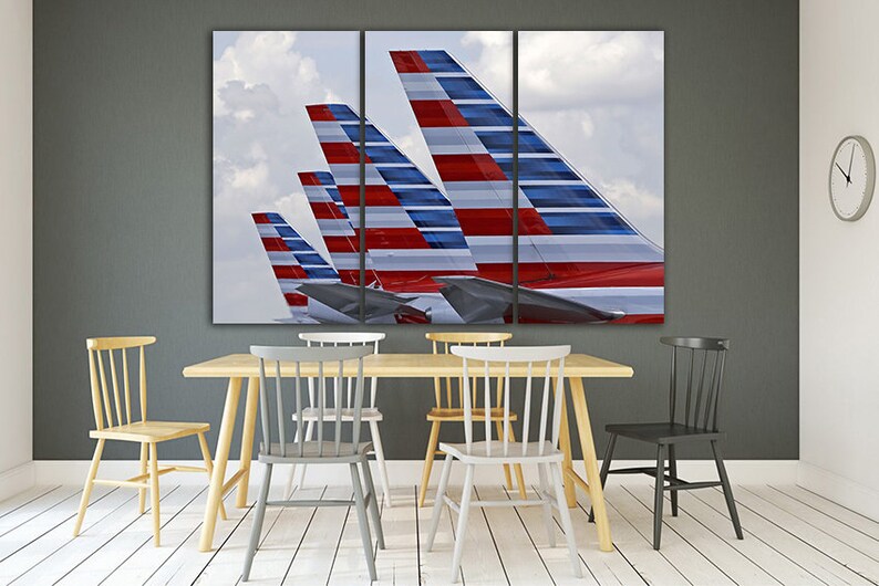 Large Canvas Art Aircraft Plane Canvas Mechanism Decor - Etsy