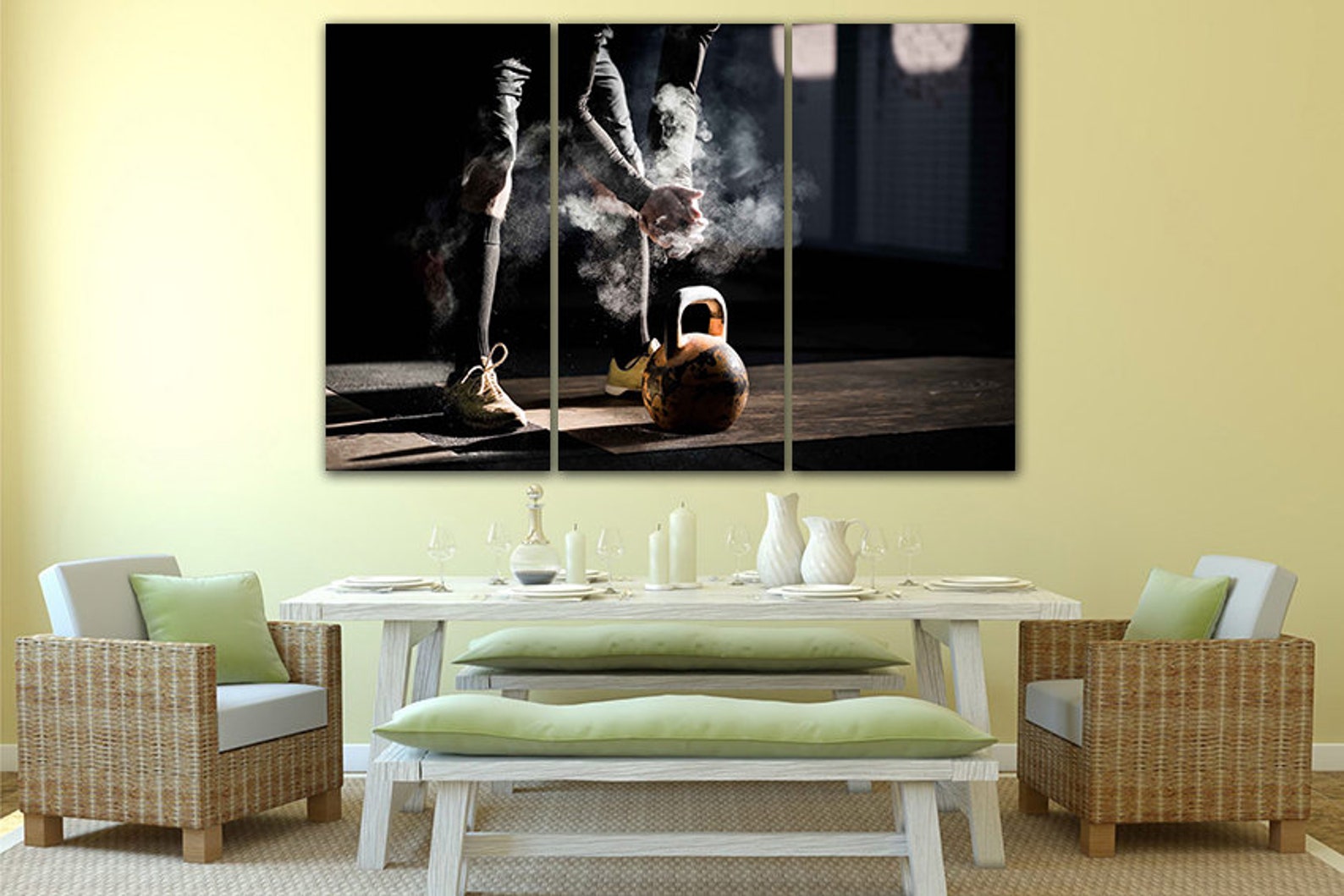 Bodybuilding Canvas Body Building Art Metal Lifting Muscles - Etsy