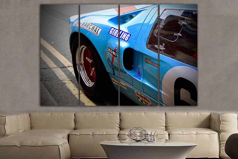 Panel Wall Art Car Canvas Transport Print Mechanism Wall Décor - Etsy