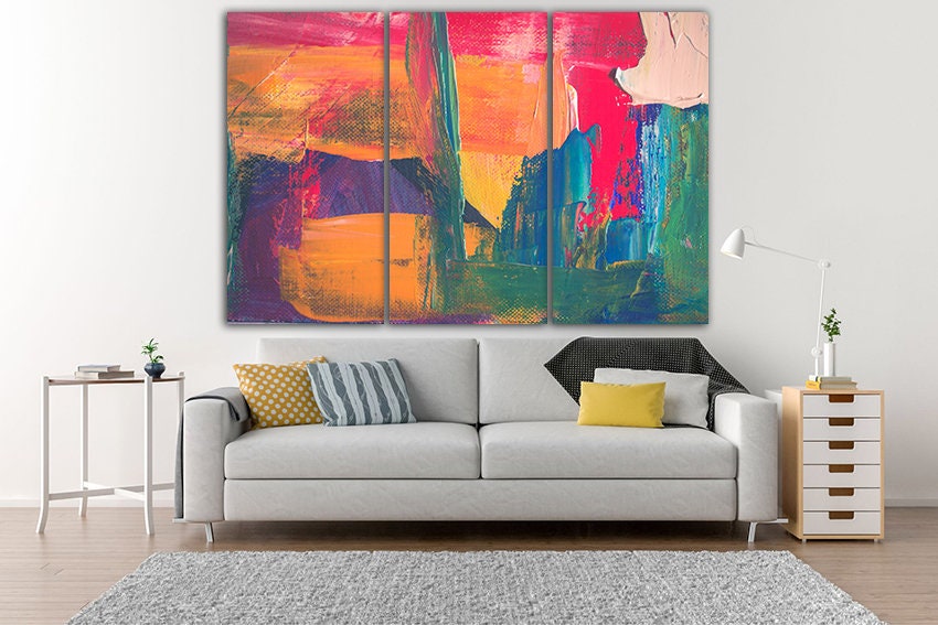 Abstract Canvas Set Unique Modern Art Abstract Photo Abstract | Etsy