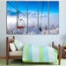 Mountain Lift Ski Resort Art Ski Resort Décor Large Canvas Set ...