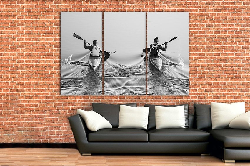Rowing Wall Art Canvas Sport Décor Rowing Canvas Canoe Print - Etsy
