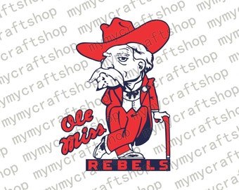 Ole miss rebel svg | Etsy