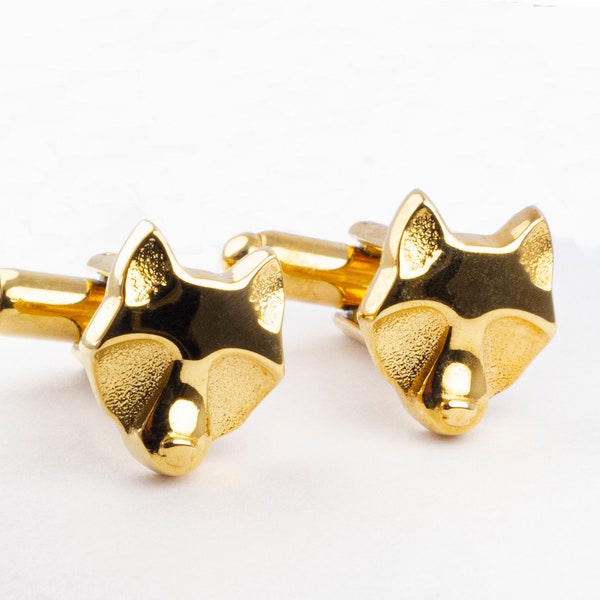 Wolf Cufflinks - Etsy