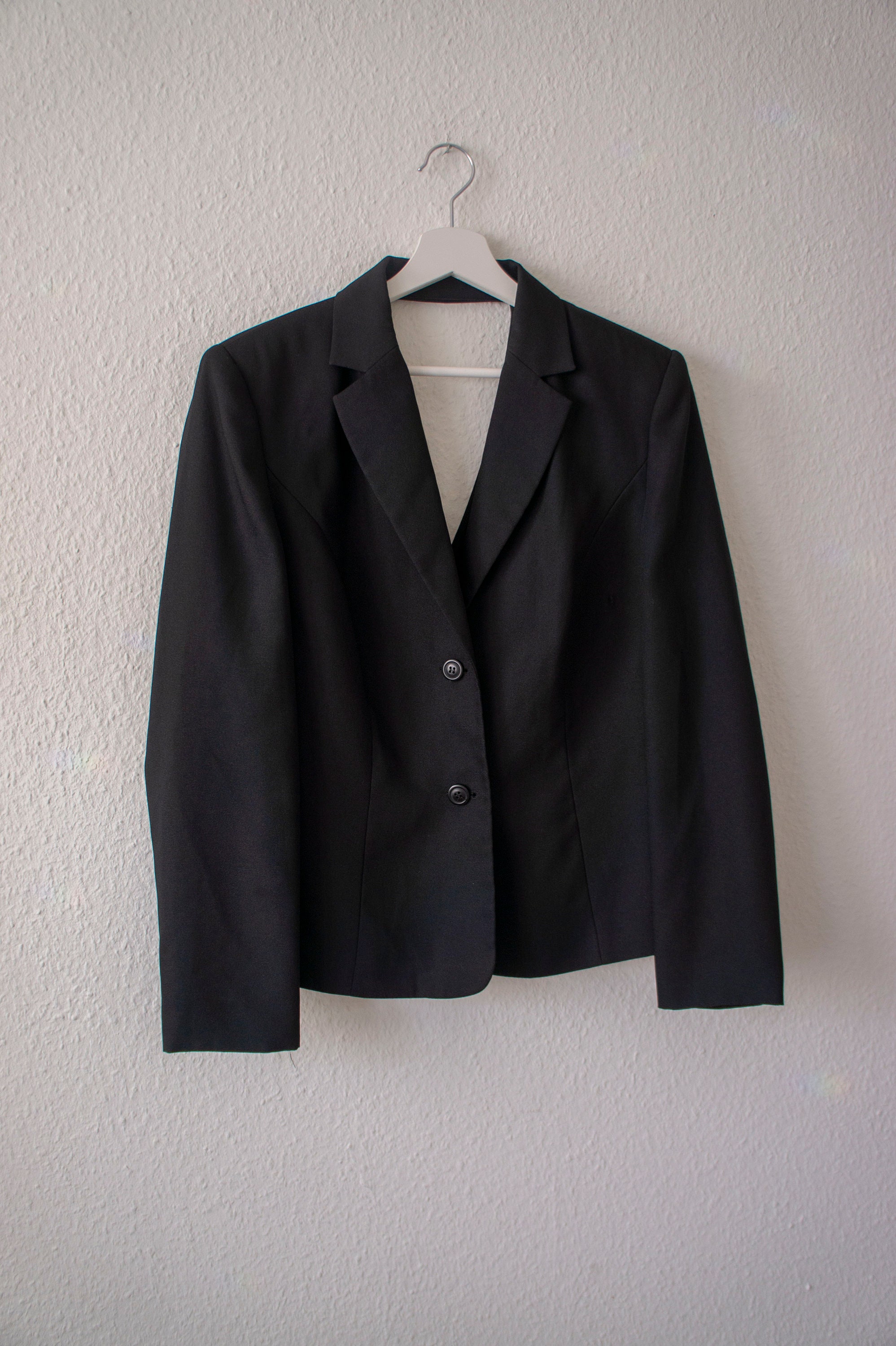 Vintage Blazer Together Open Back Blazer Size Large Black Jacket - Etsy