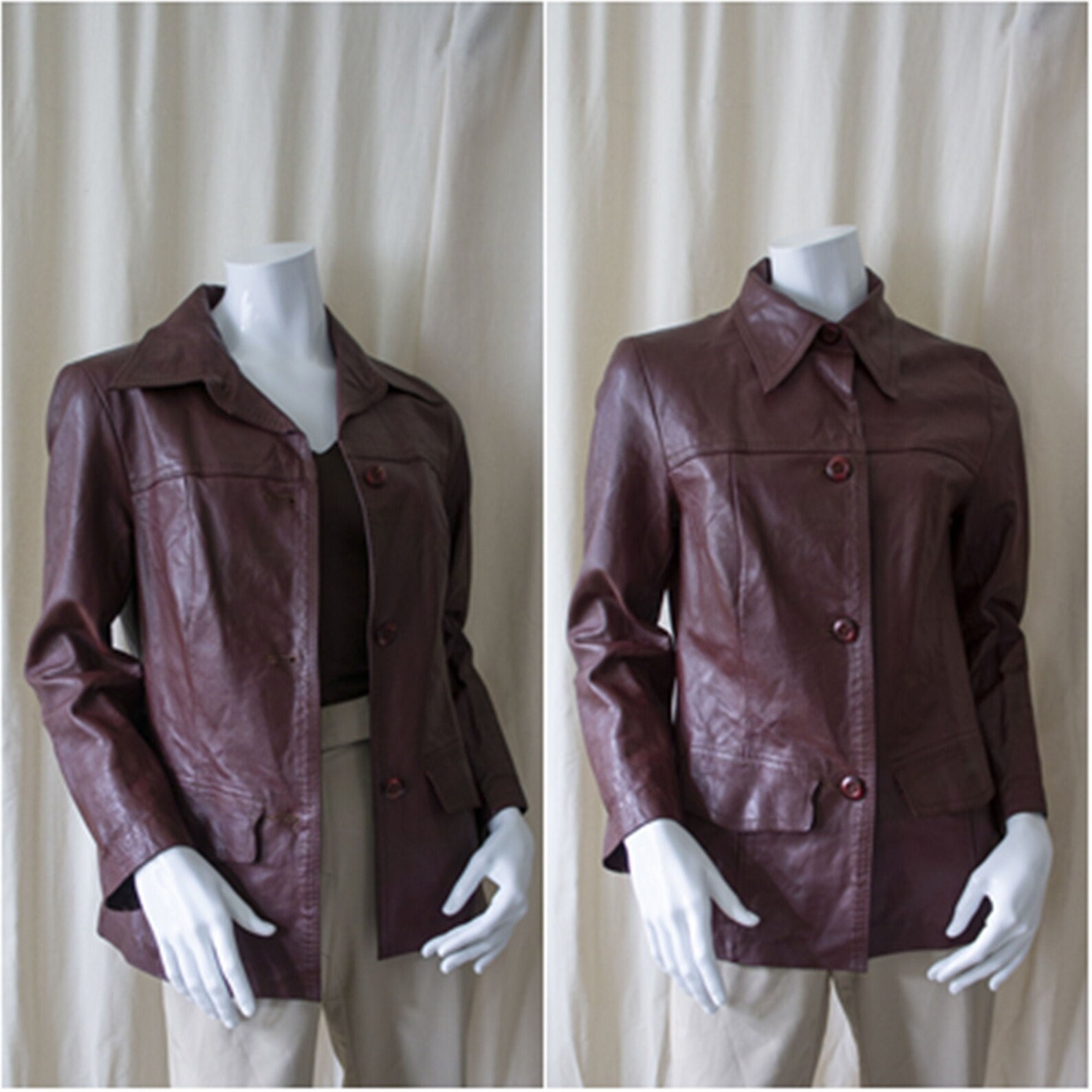 Vintage Dagger Leather Jacket Aleksander of Norway Size - Etsy