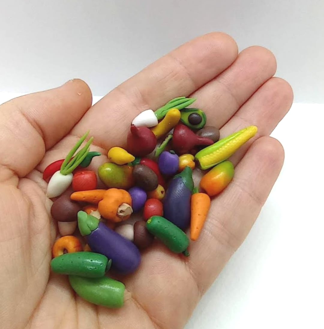 Miniature Vegetables and Fruits Set of 35 Pcs for Blythe. - Etsy