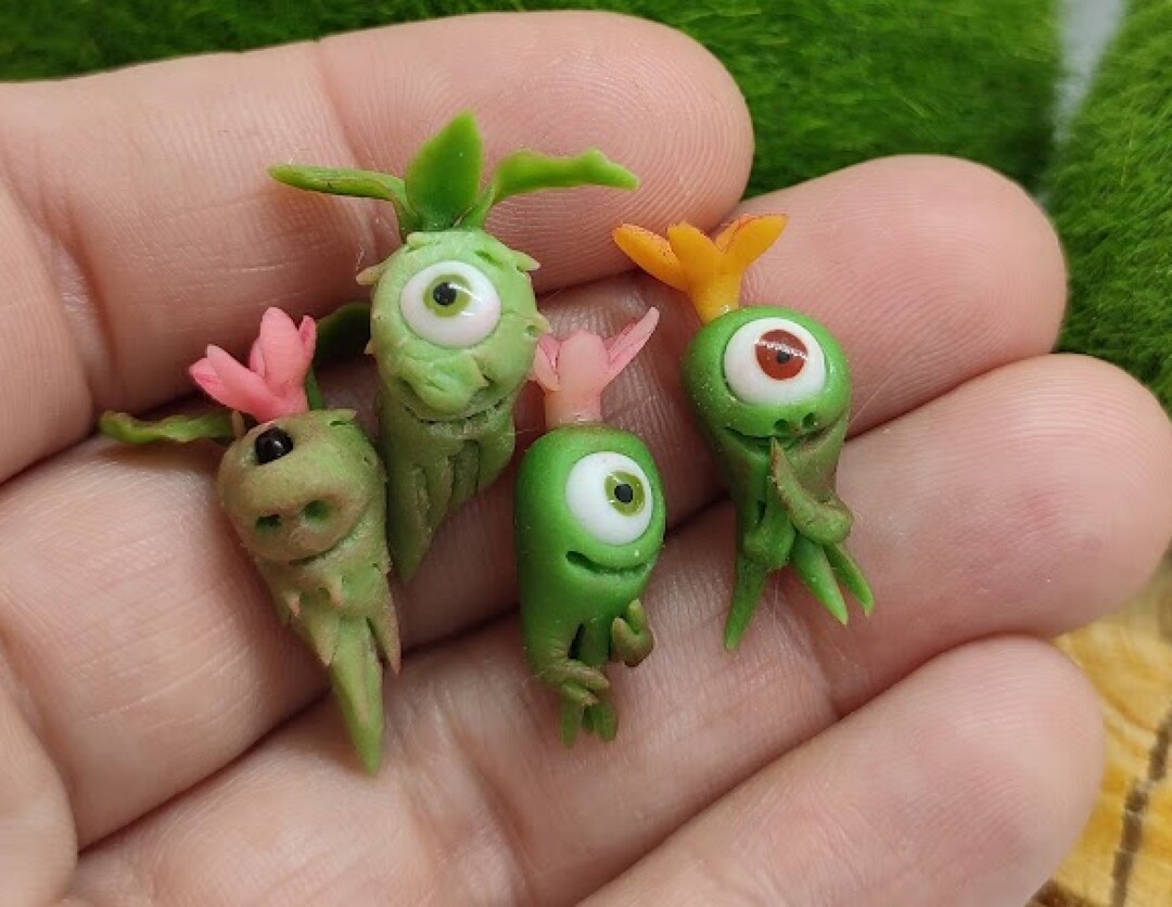 Miniature Plant Root: Tiny Doll Roots With Eye - Etsy
