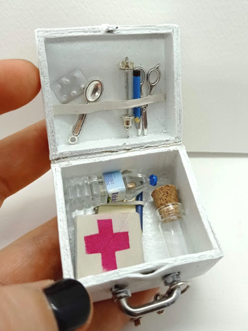 Medical Suitcase First Aid Kit for Blythe. Mini Nurse Suitcase - Etsy