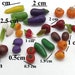 Miniature Vegetables and Fruits Set of 30 Pcs in the Box for - Etsy