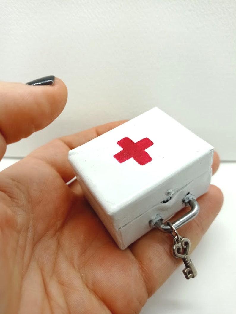 Medical Suitcase First Aid Kit for Blythe. Miniature Suitcase | Etsy