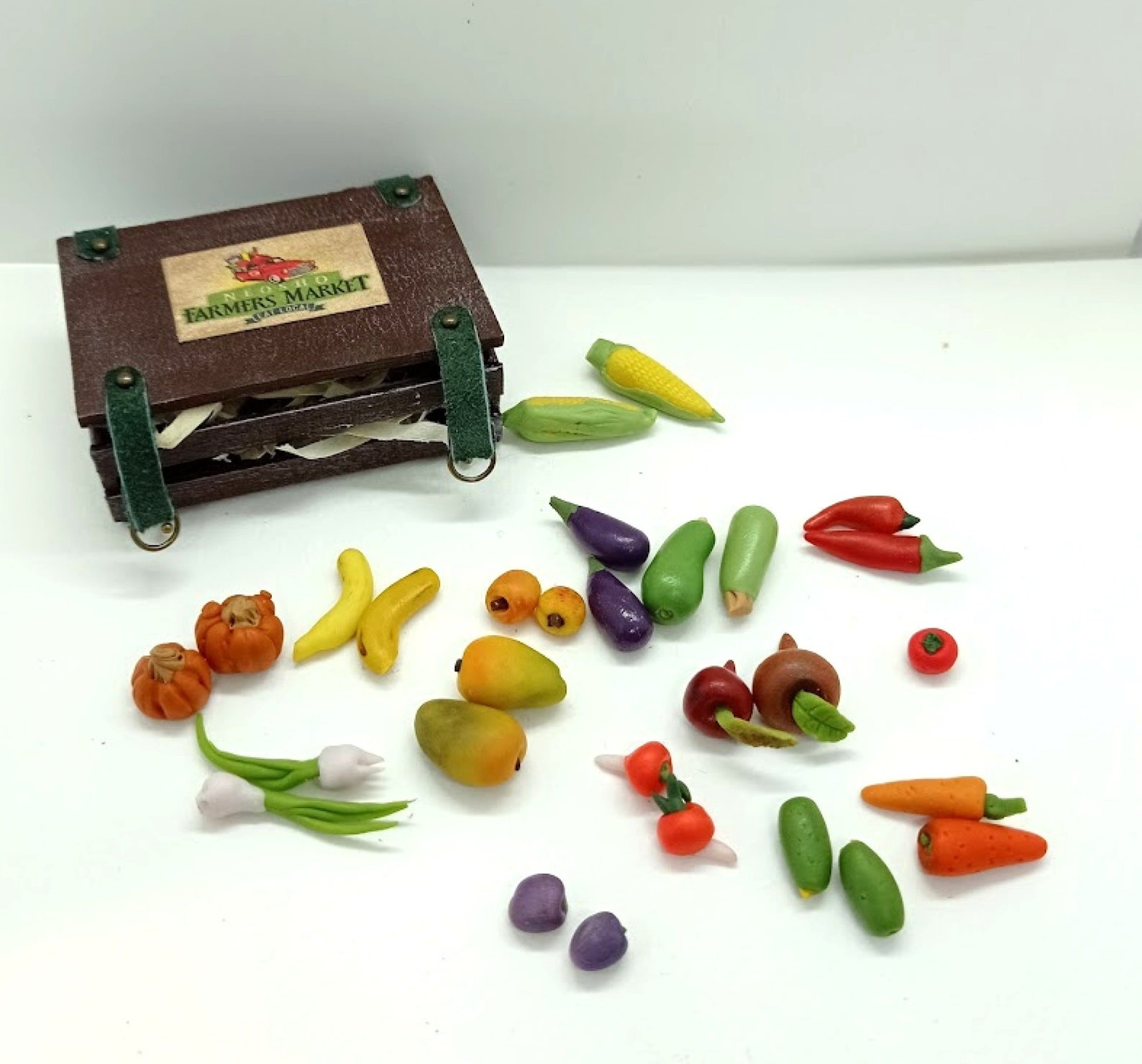 Miniature Vegetables and Fruits Set of 30 Pcs in the Box for | Etsy