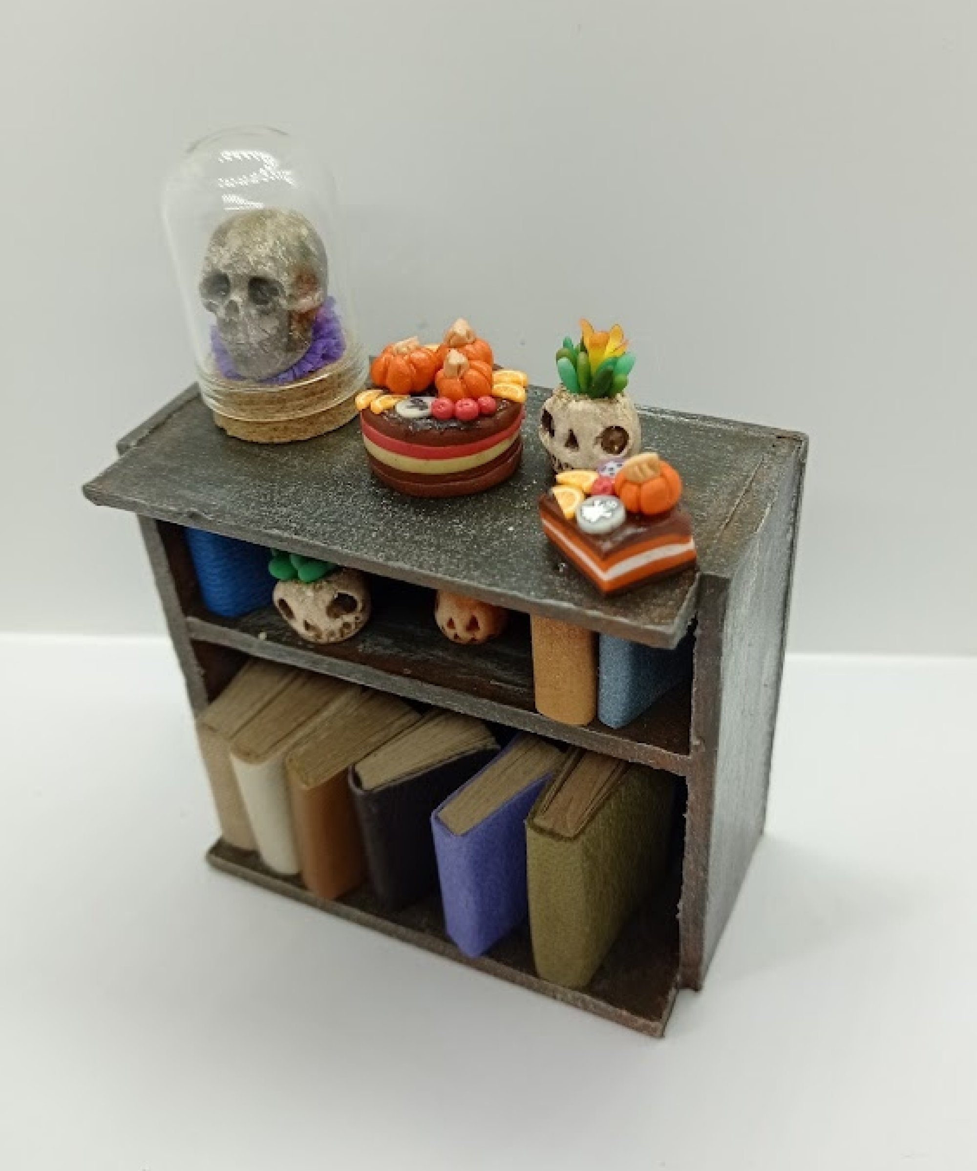 Miniature bookcase. Miniature shelf for books . Furniture for | Etsy