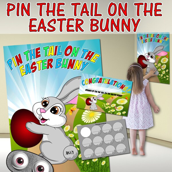 Pin the Tail Game - Etsy UK