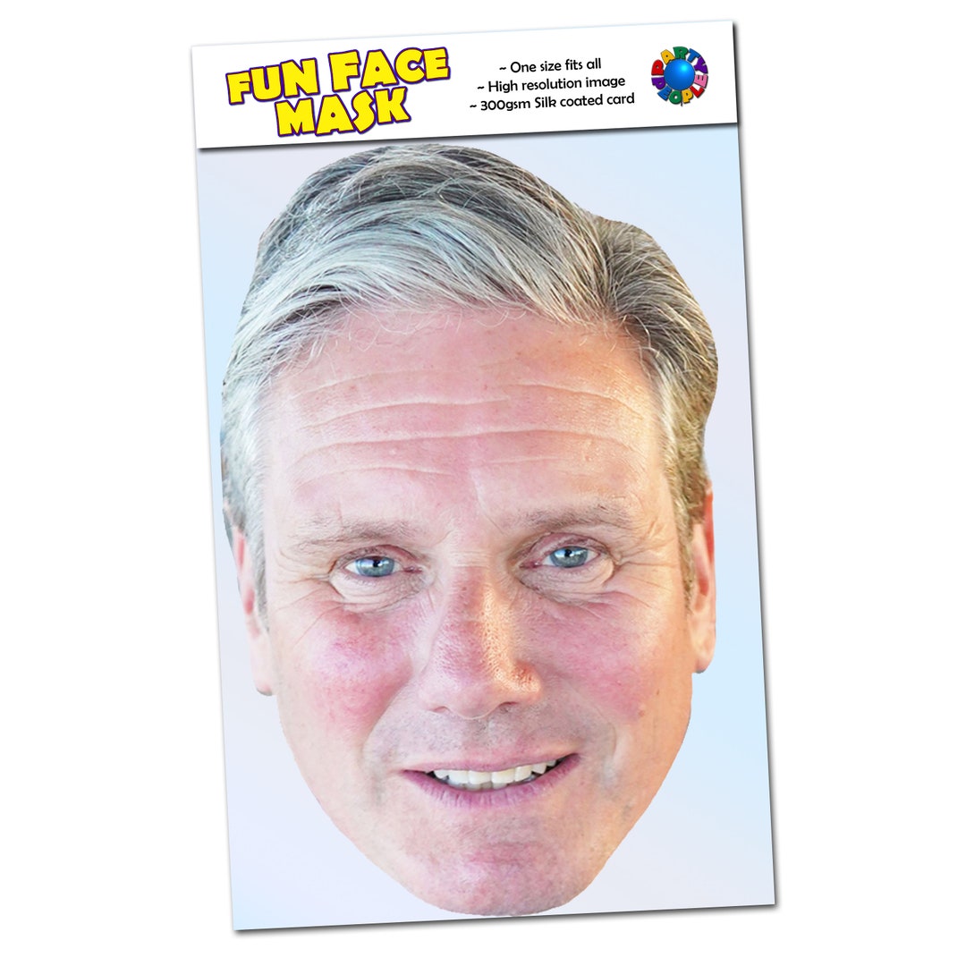 Keir Starmer Ready to Wear Celebrity Card Face Mask With Optional ...