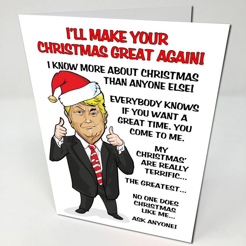 Trump Greeting Card - Etsy