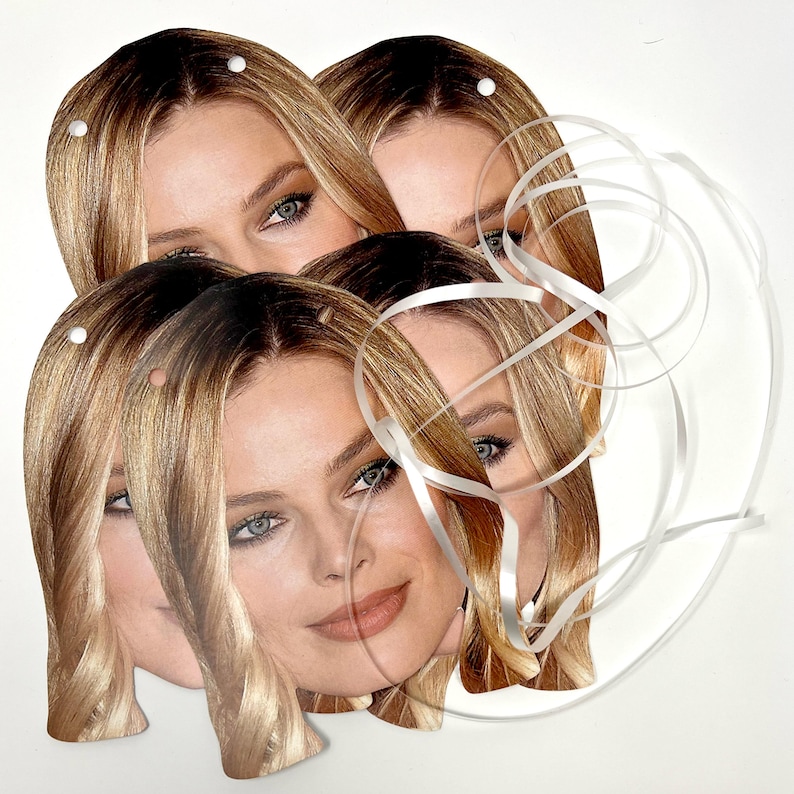 Personalised Photo Bunting Cutout Photo Faces With Ribbon - Etsy