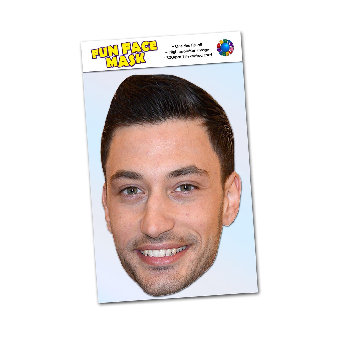 Giovanni Pernice Ready to Wear Celebrity Card Face Mask With Optional ...