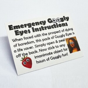 Emergency Googly Eyes - Funny Novelty Gift Ideas - Ideal for Birthday ...