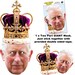 Two Part King Charles III or Camilla Queen Consort & Coronation Crown ...