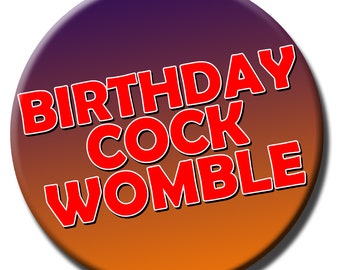 Cock Womble Badge - Etsy UK