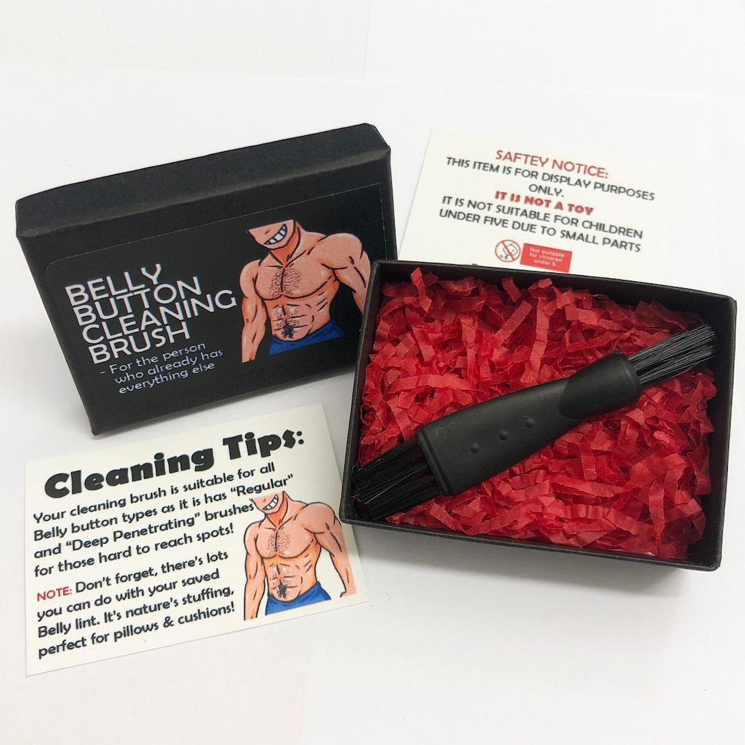 Belly Button Cleaning Brush - Funny Novelty Gift Ideas - Ideal for ...
