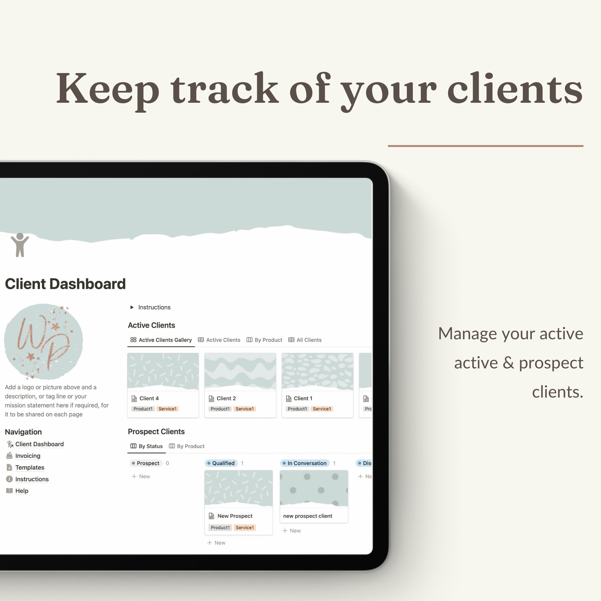 Notion Template for Clients. Freelance Planner, Coach Client Onboarding Portal, Client Portal ...