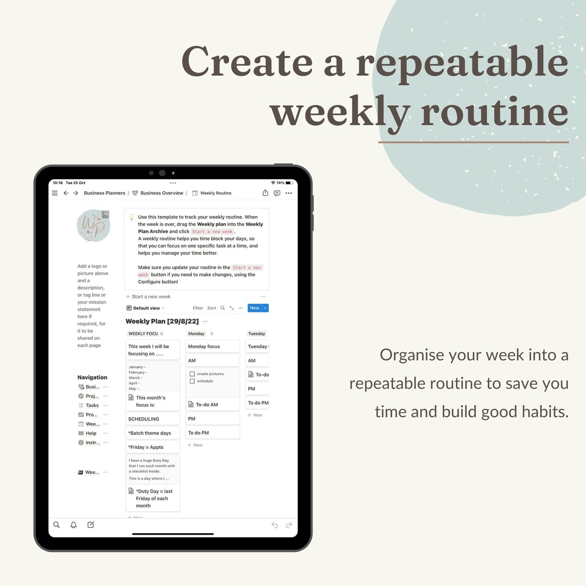 Notion Business Planner 2023. Notion Template for a Small - Etsy
