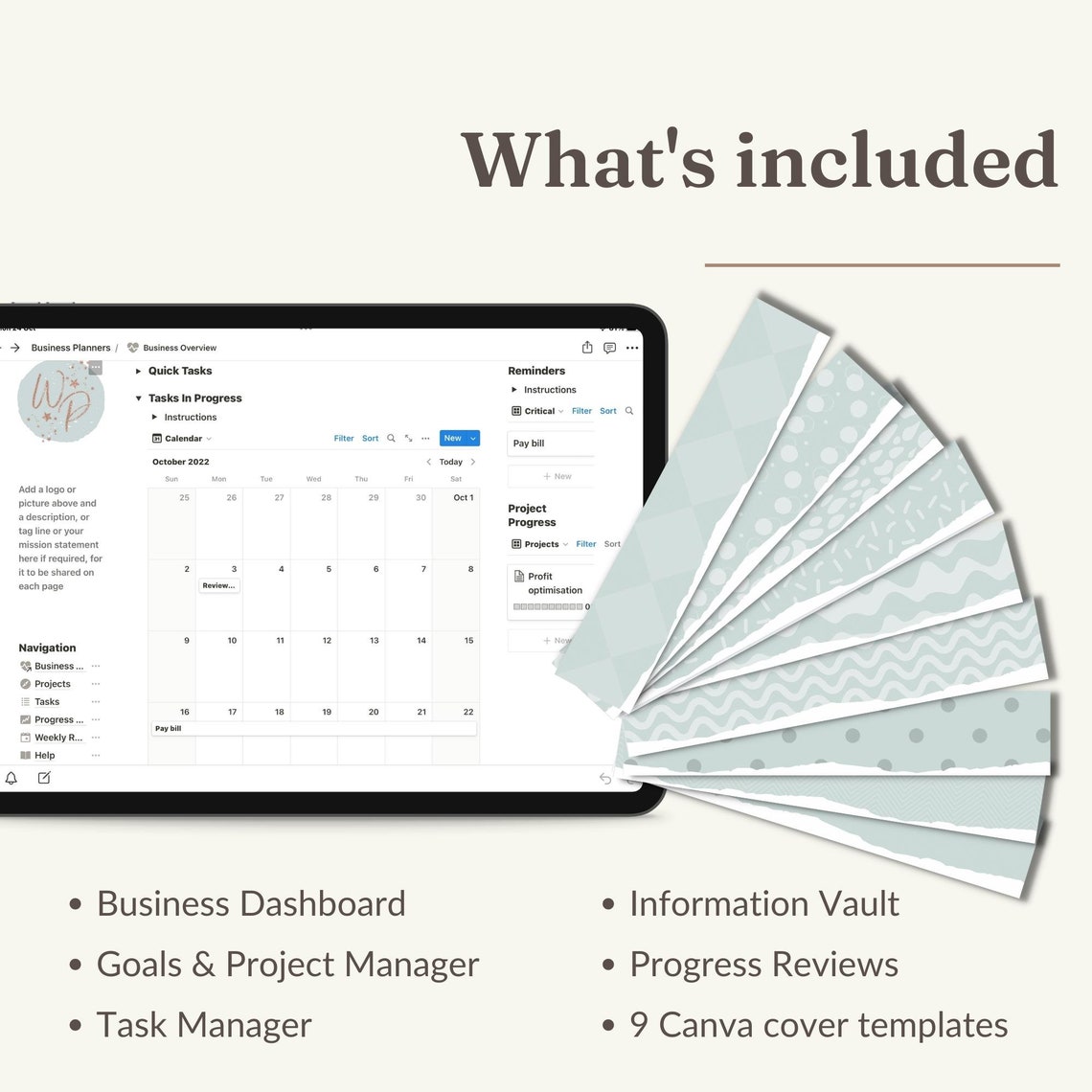 Notion Business Planner 2023. Notion Template for a Small - Etsy