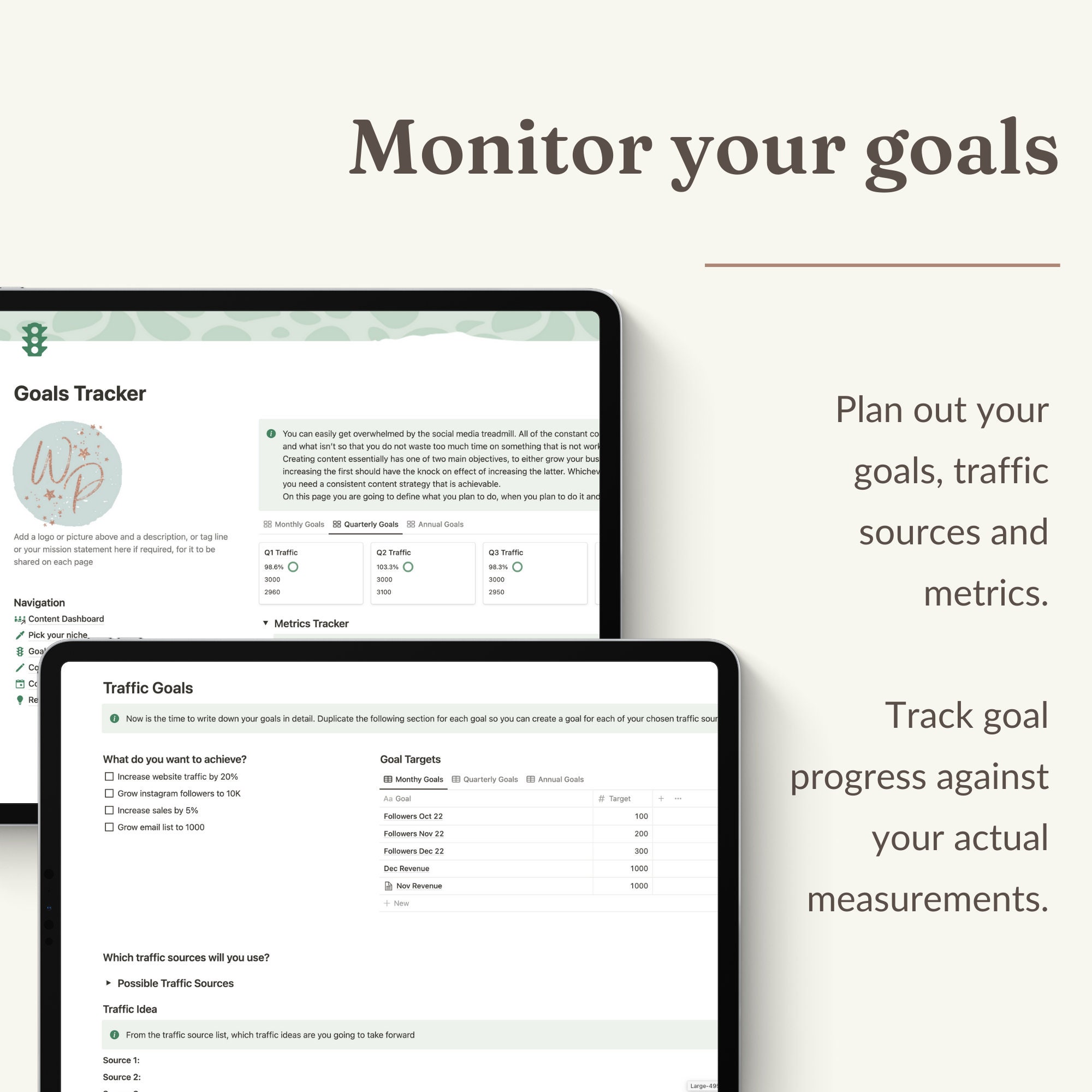 Content Planner Notion Template. Blog Post Planner & Social Media ...
