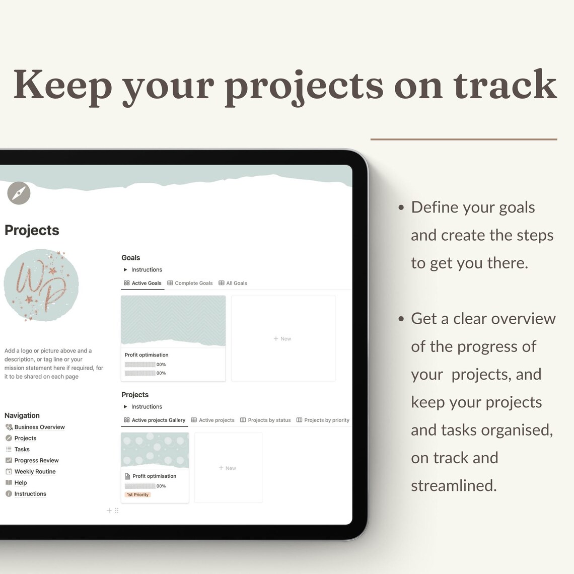 Notion Business Planner 2023. Notion Template for a Small - Etsy