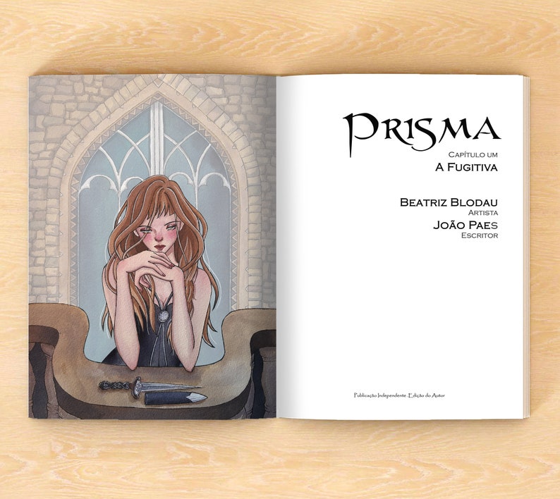Comicbook PRISMA English and Portuguese Independent - Etsy