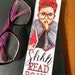Librarian Bookmark Laminated Bookmark Read Books - Etsy