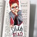 Librarian Bookmark Laminated Bookmark Read Books - Etsy